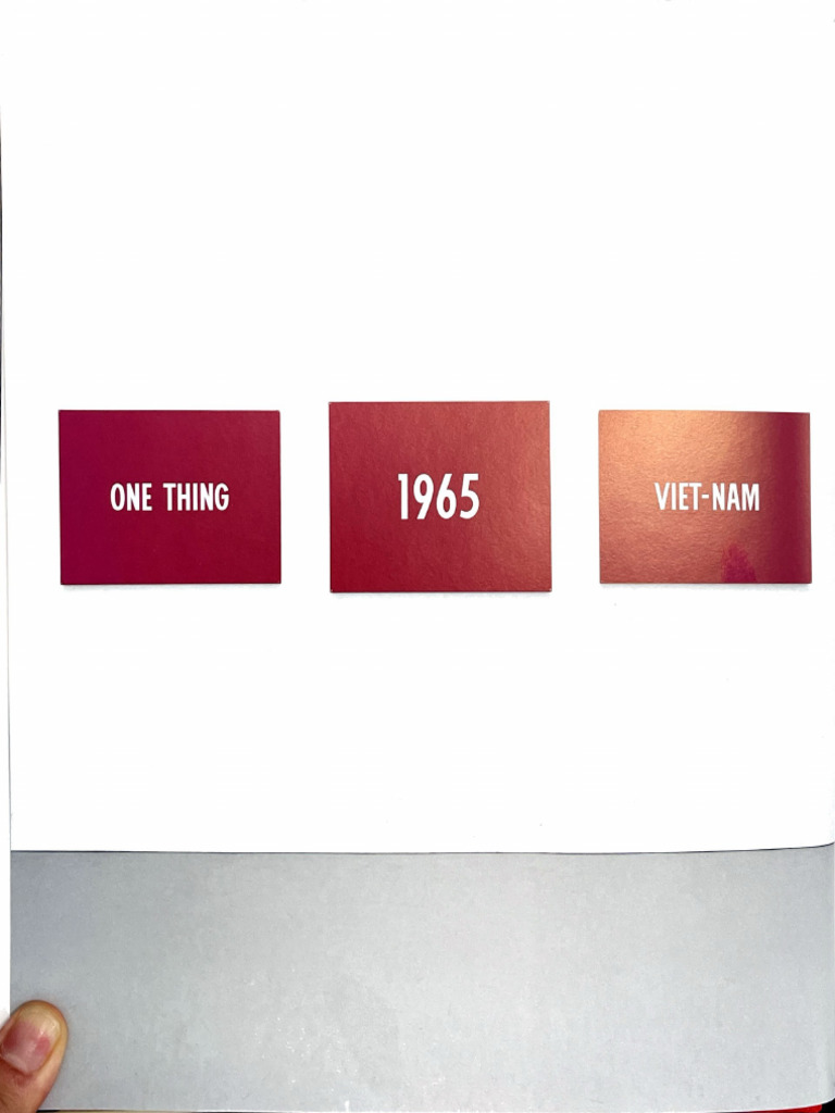 Melissa Ho, "One Thing - Viet-Nam," in Artists Respond (2019), Pp. 1-29 ...