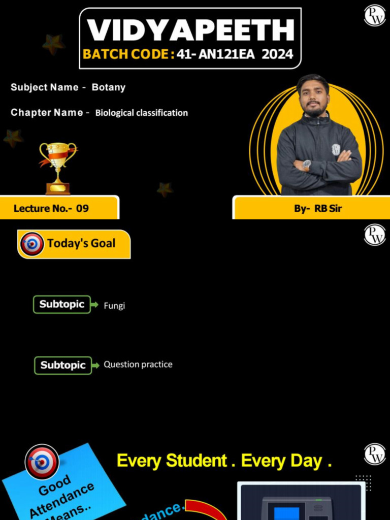 Biological Classification - 09 _ Class Notes _ 41-AN121EA 2024 | PDF