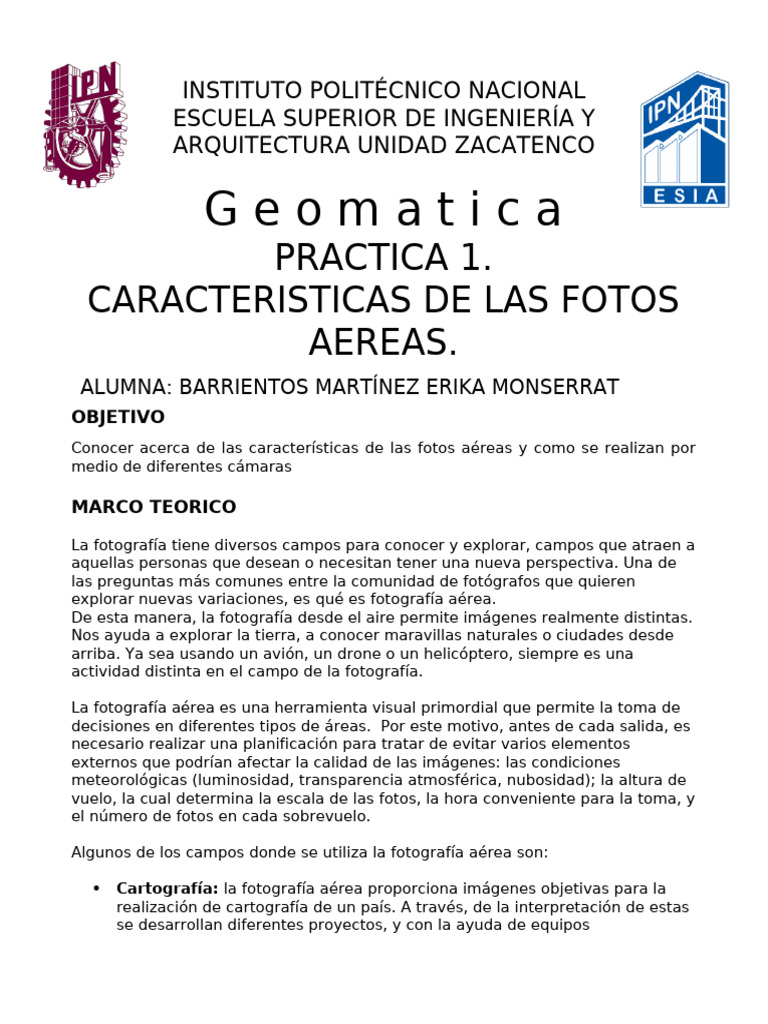 Practica1 Geomatica | PDF