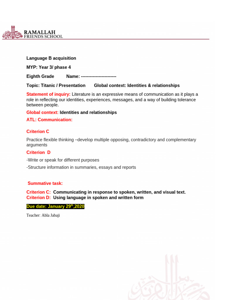 titanic project 2020 | PDF