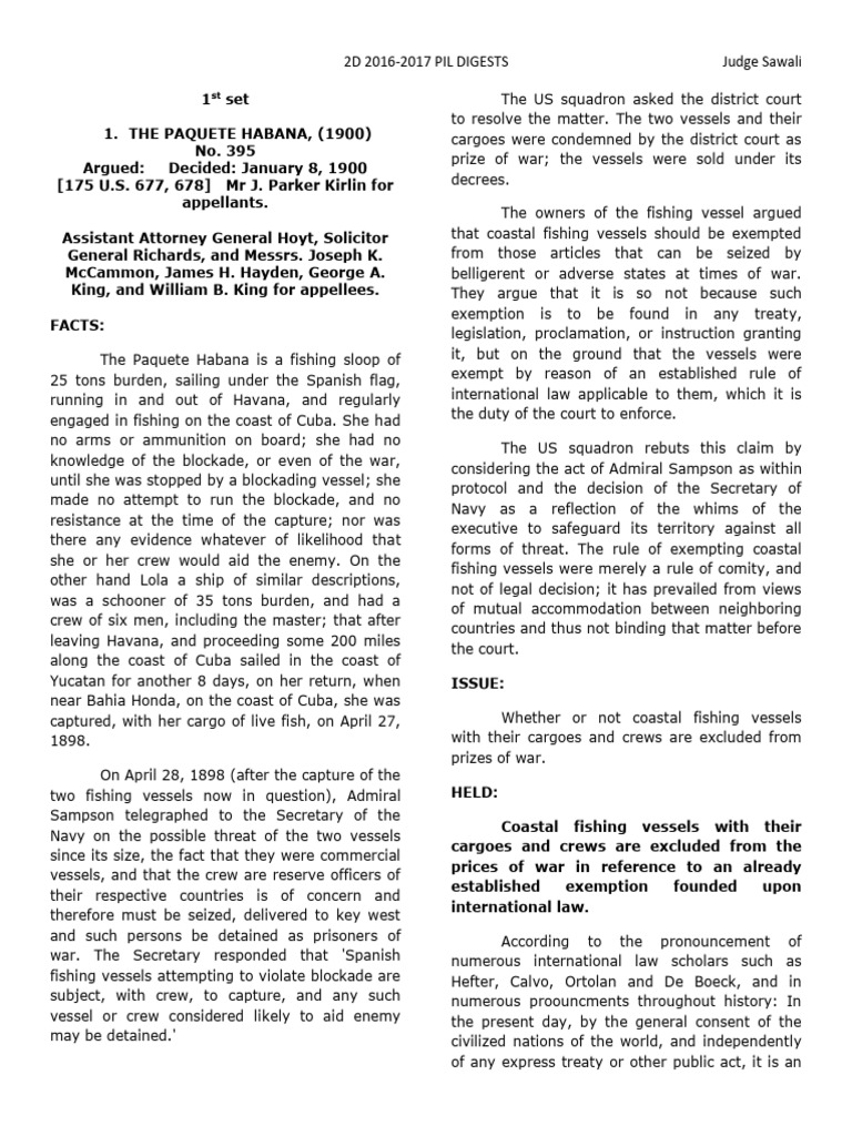 Pil Digest Compilation | PDF