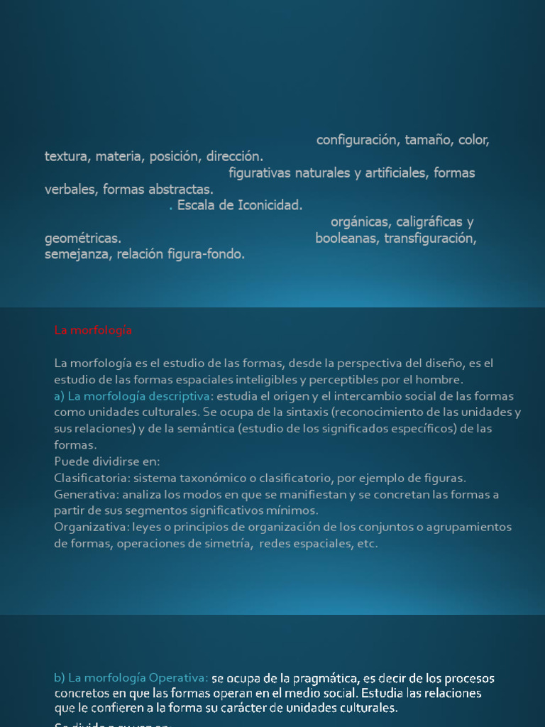 Clase Unidad Temática 2 La Forma | PDF