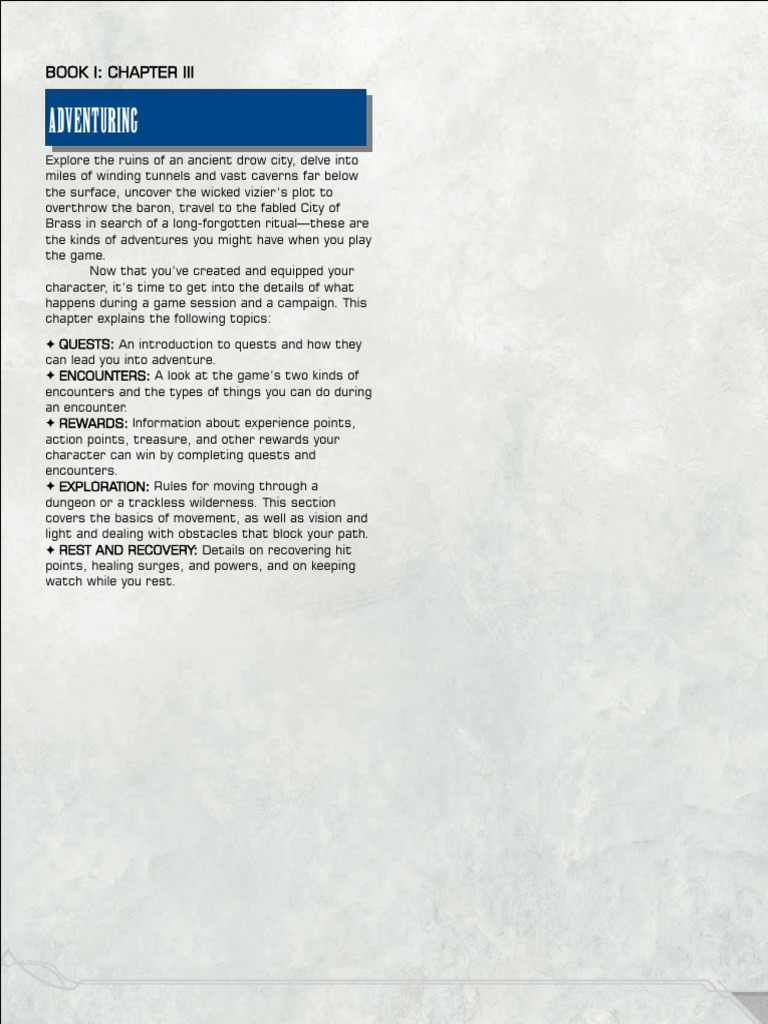 1-3 Adventuring | PDF