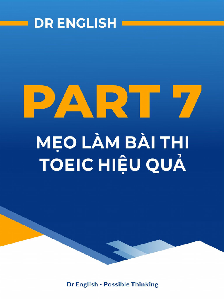 TOEIC - Part7 - Tips and Tricks | PDF