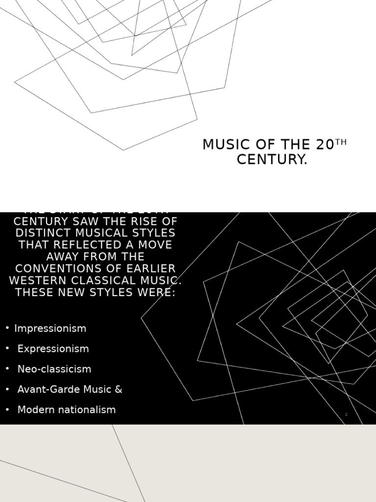 Music of The 20th Century | PDF