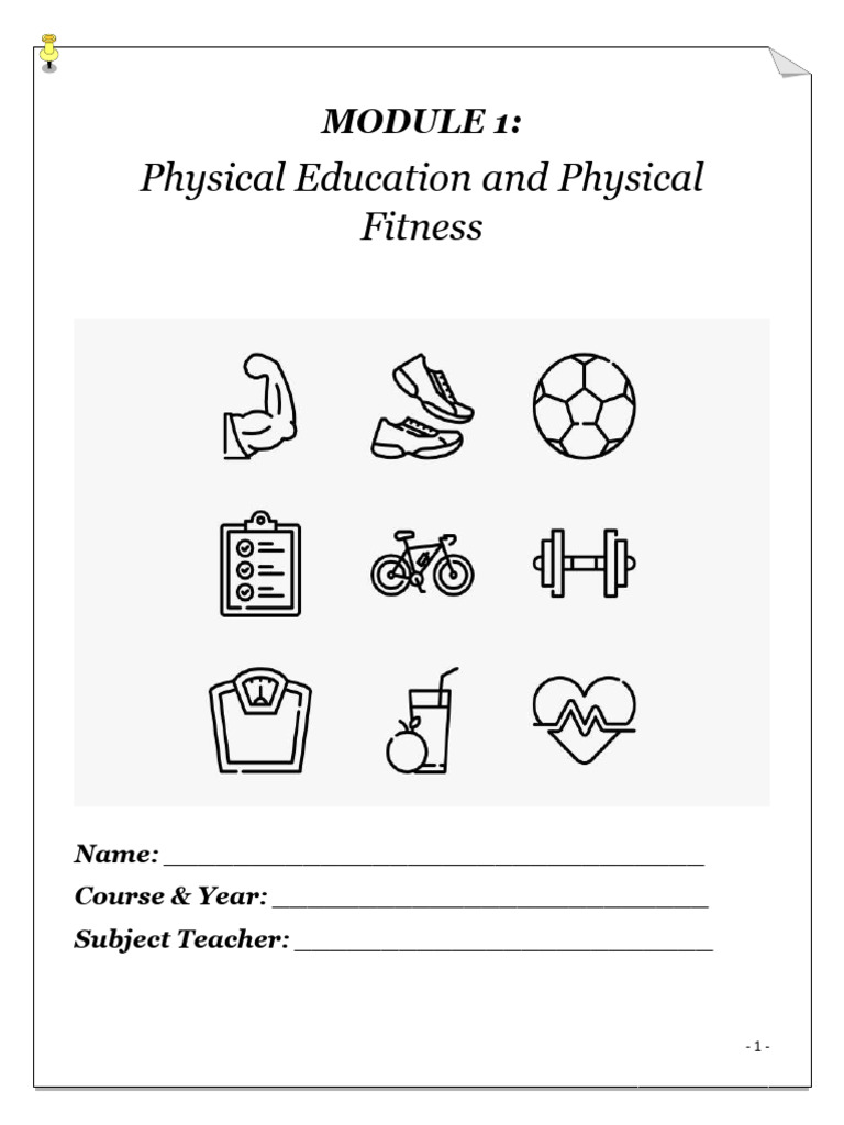 MODULE 1 Physical Education and Physical Fitness | PDF