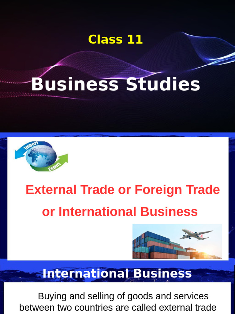 Chapter 11 International Trade | PDF