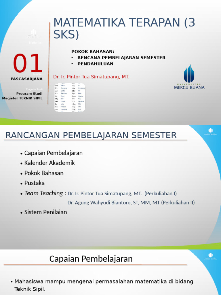 Pendahuluan Matematika Terapan | PDF | Metode & Bahan Ajar