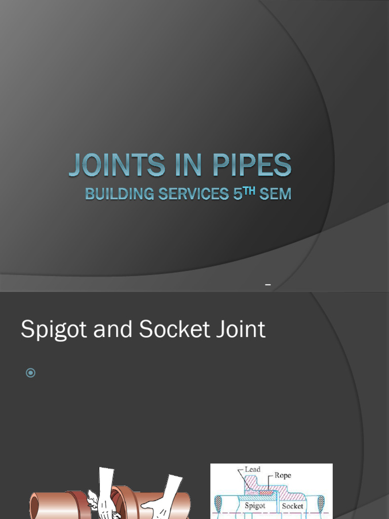 Joints in pipes | PDF