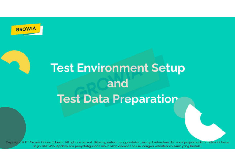 4.1.test Environment Setup and Test Data Preparation-1 | PDF