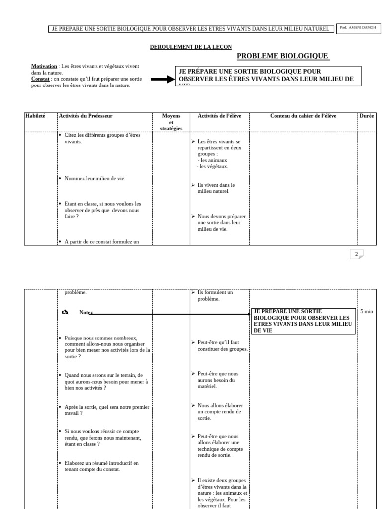 LECON 0 6eme | PDF