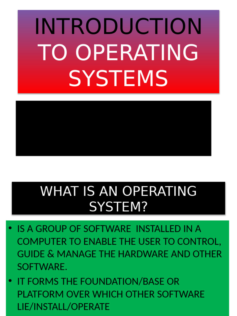 3.introduction To Operating Systems f1 | PDF