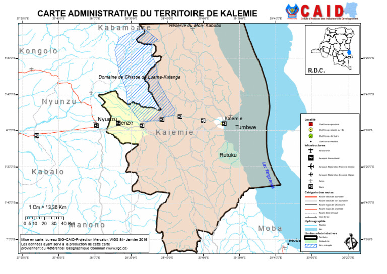 Carte de La Ville de Kalemie - 1 | PDF