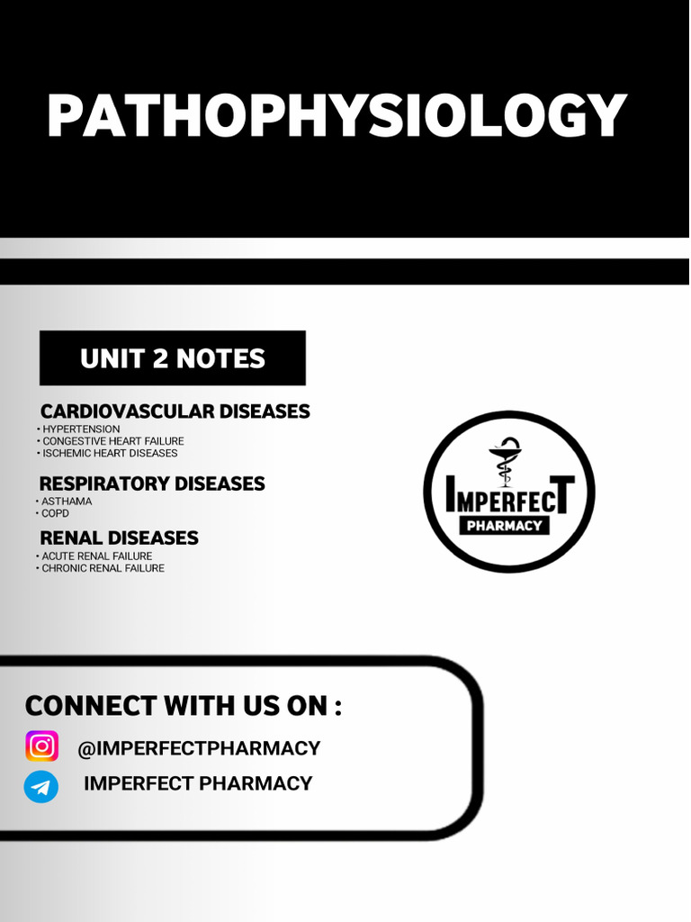 UNIT 2 Pathophysiology (Imperfect Pharmacy) | PDF