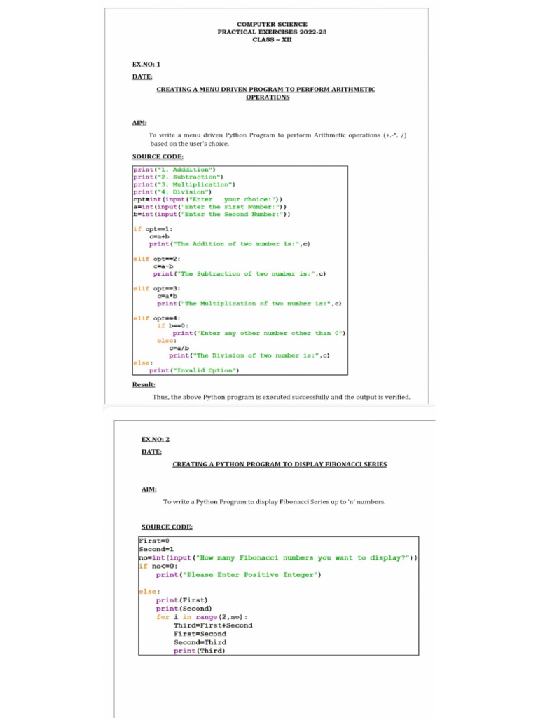 Computer Science File | PDF