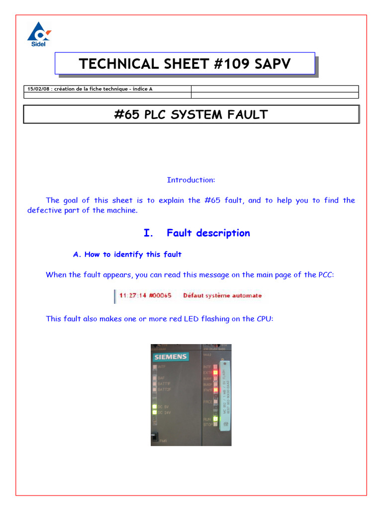 PLC Fault Troubleshooting Guide | PDF | Programmable Logic Controller | Computer Hardware