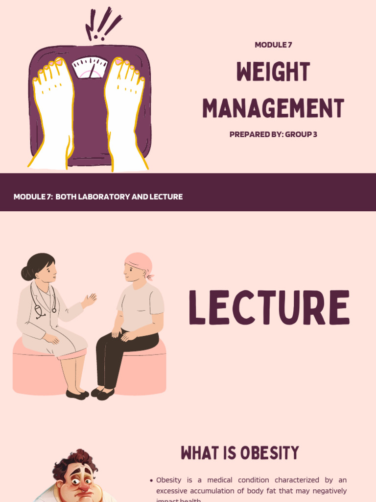 Group 3 Module 7 Weight Management | PDF