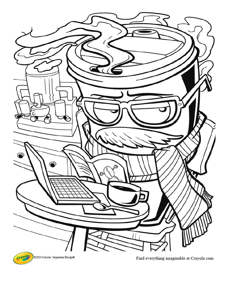 Art With Edge Ridiculousness Coloring Page | PDF