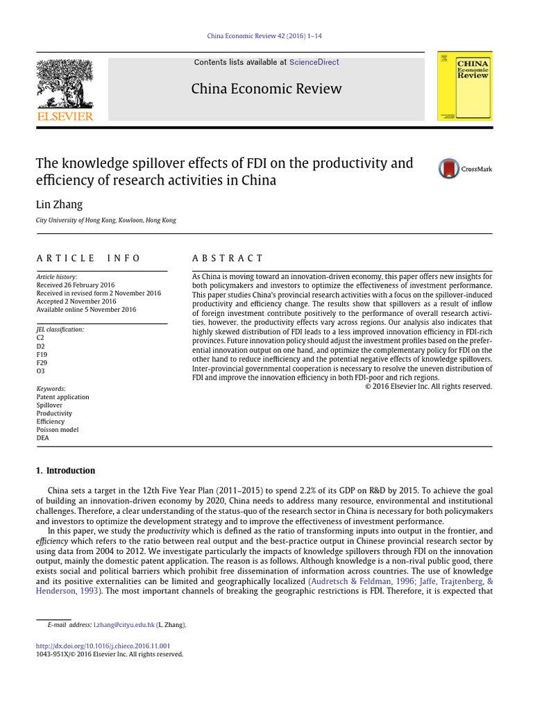 Fdi China 2017 | PDF