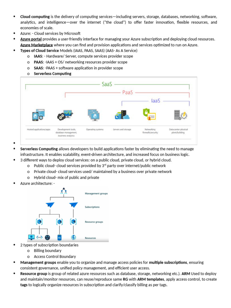 Azure Notes Coursera | PDF