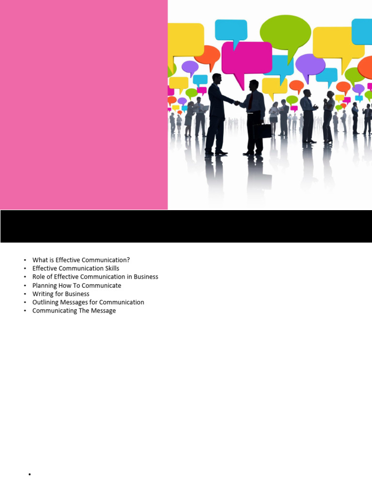 L3 - Effective Communication Skills | PDF