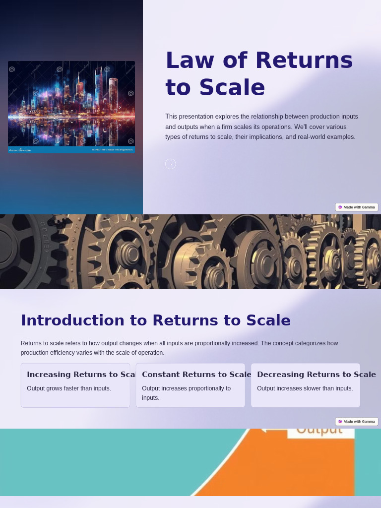 Law of Returns To Scale1 | PDF