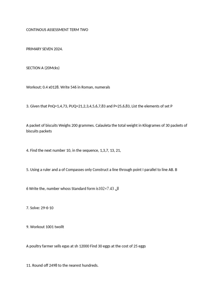 MTC Week 1 CONTINOUS | PDF
