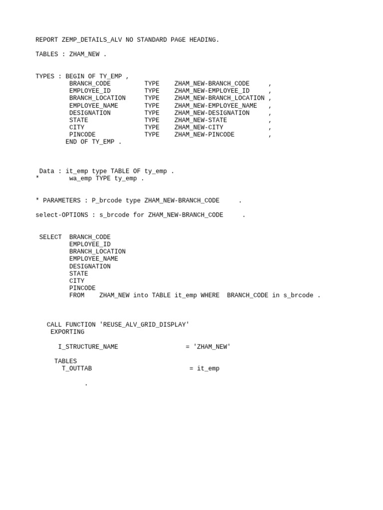 Alv Report Day1 | PDF