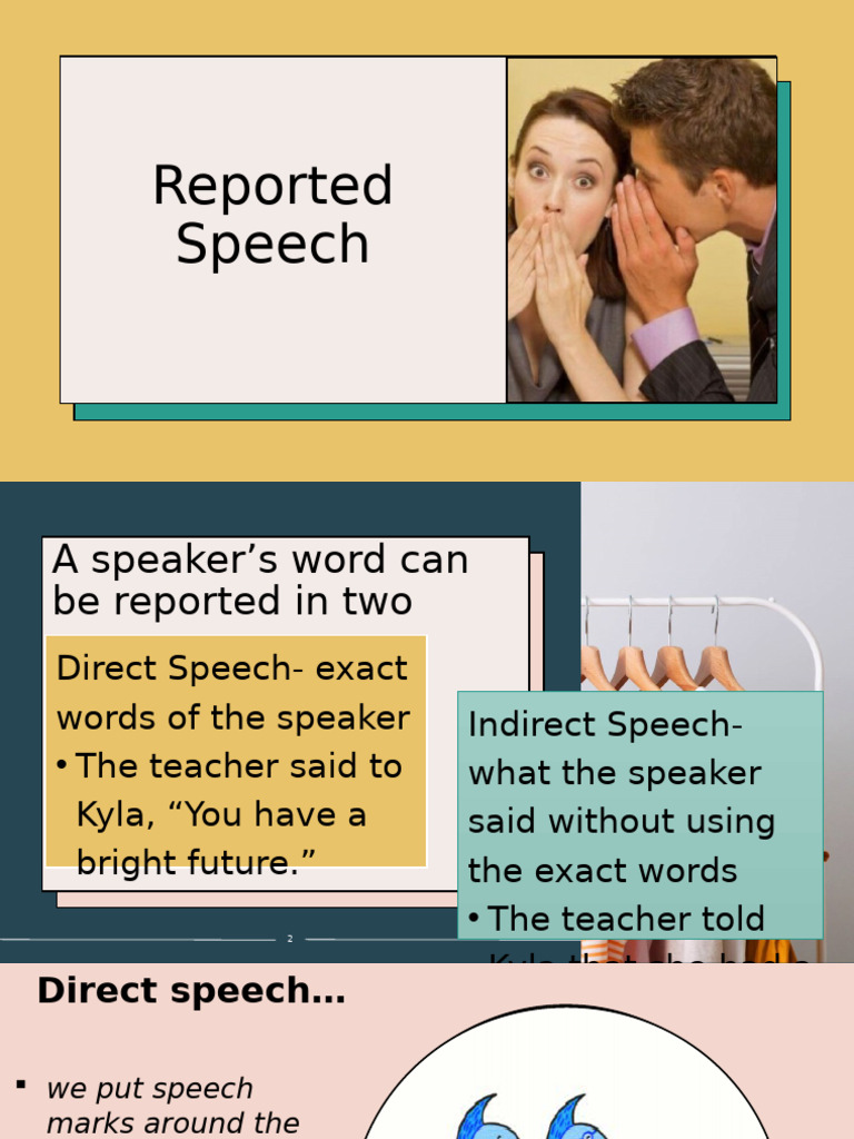 Reported Speech | PDF