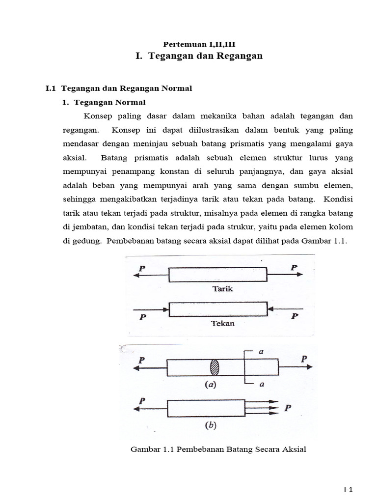 Tegangan Dan Regangan | PDF