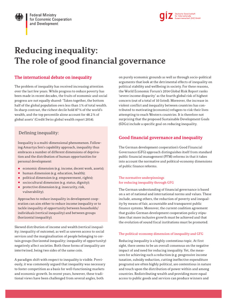 Reducing Inequality | PDF