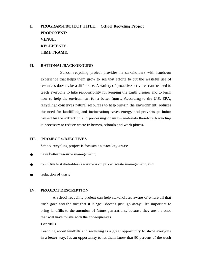 SSG Project Proposal 1 | PDF