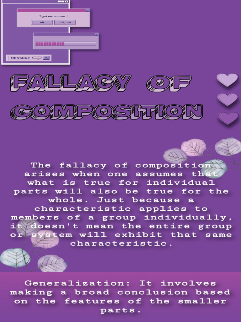 Group 11 Fallacy of Composition | PDF