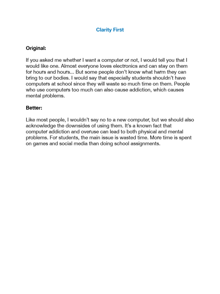Clarity First PDF | PDF