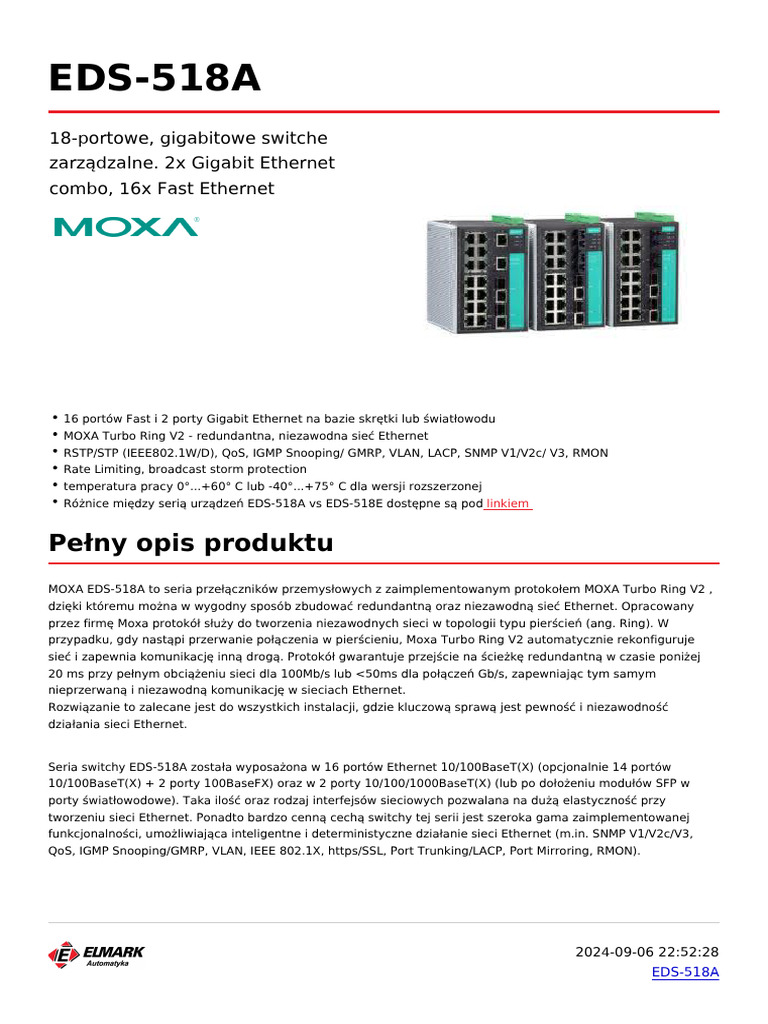 Product EDS-518A | PDF