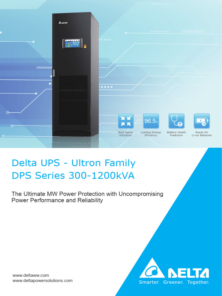 Brochure UPS DPS 300 1200kVA en Us v3 2 | PDF