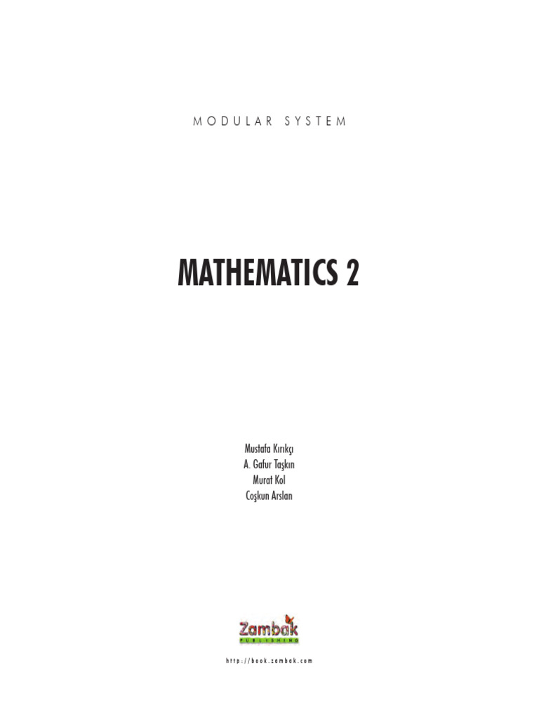 Mathematics 2 Arnavutluk | PDF