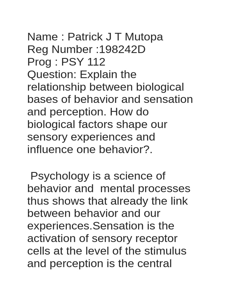 Psychology 112 2 | PDF