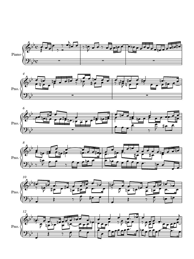 Fugasolm - Partitura Completa | PDF