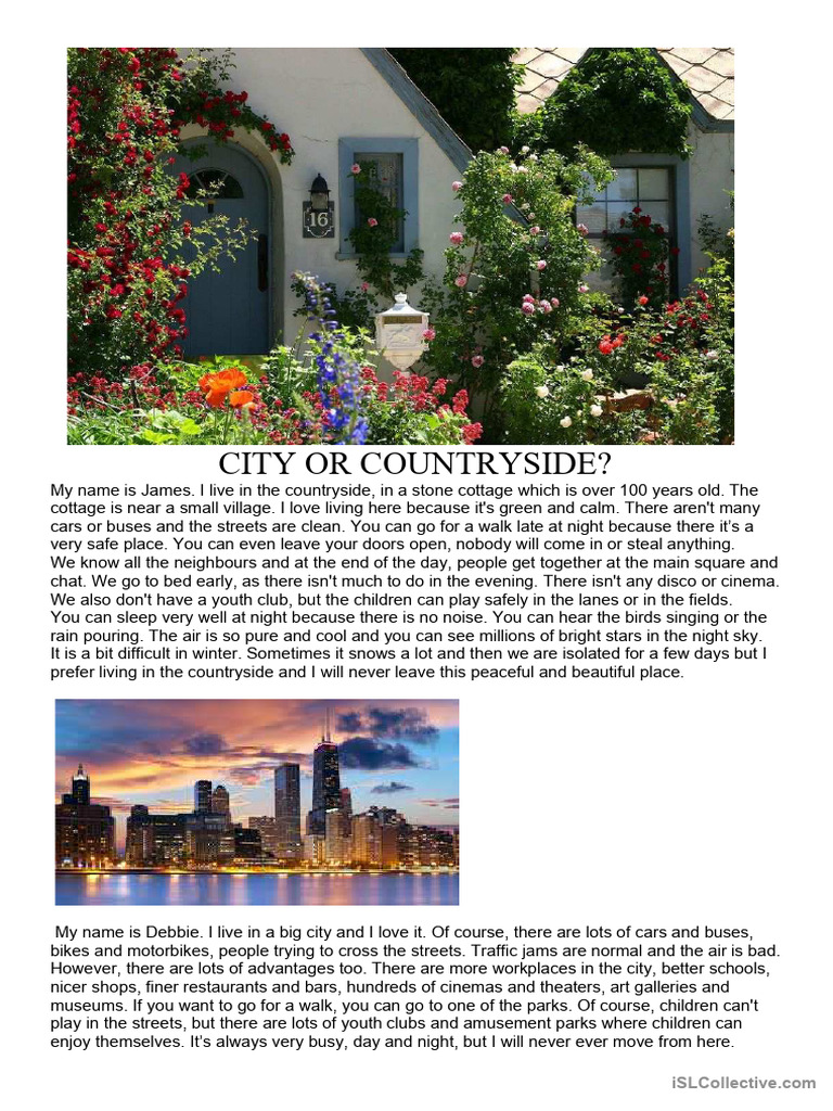 City or Countryside | PDF