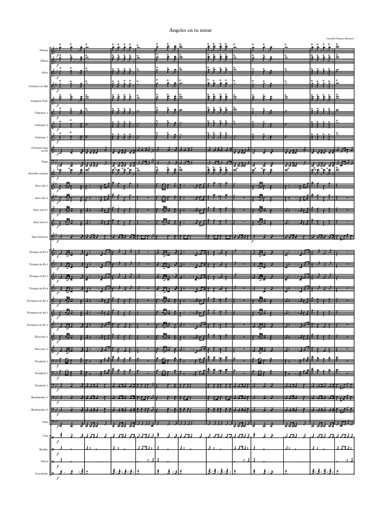 marcha instru - Partitura y partes | PDF