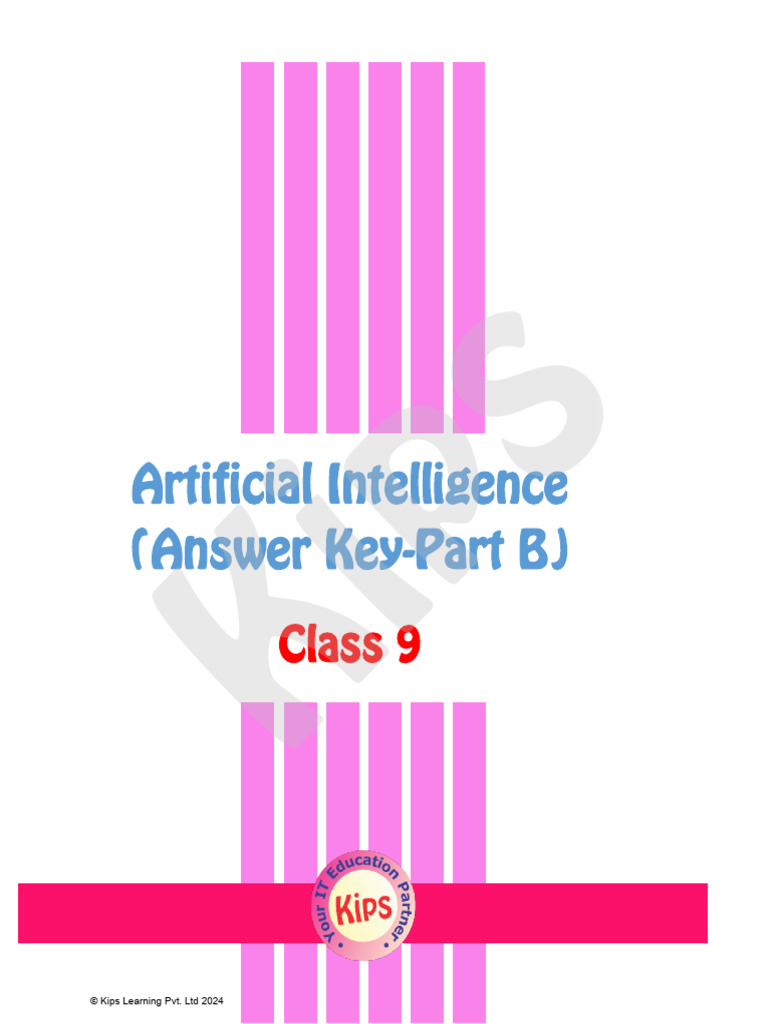 AI Book 9 Part B Answer Key Updated 1 | PDF | Artificial Intelligence | Business