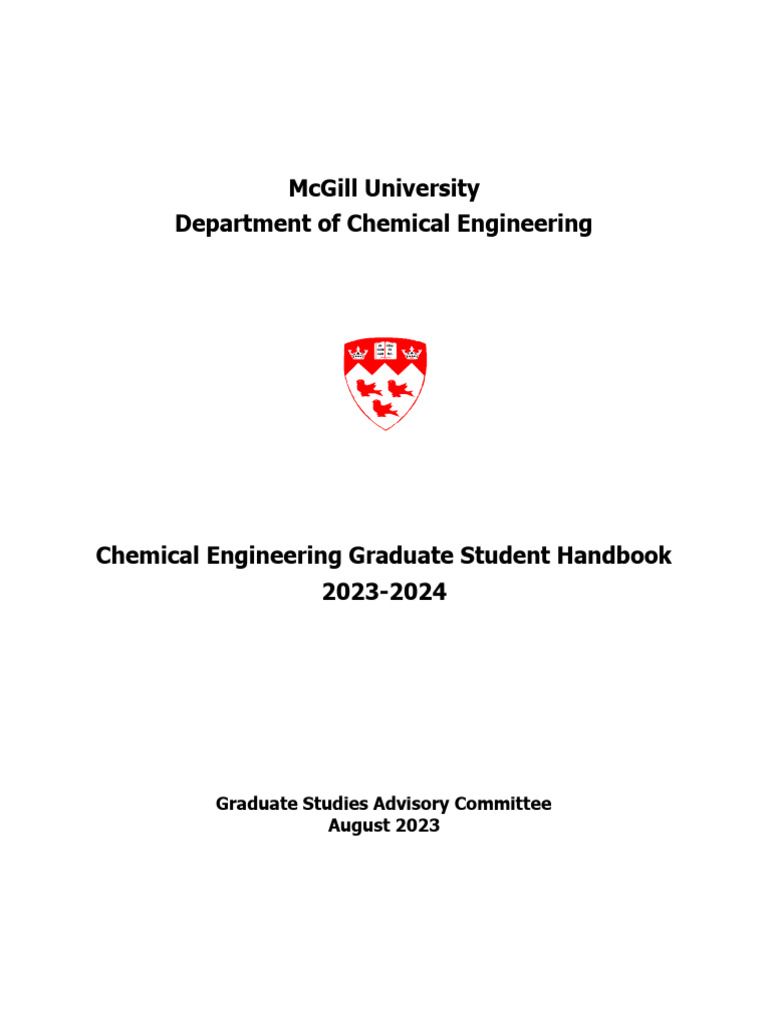 Gs Handbook 2023 2024 | PDF | Thesis | Doctor Of Philosophy