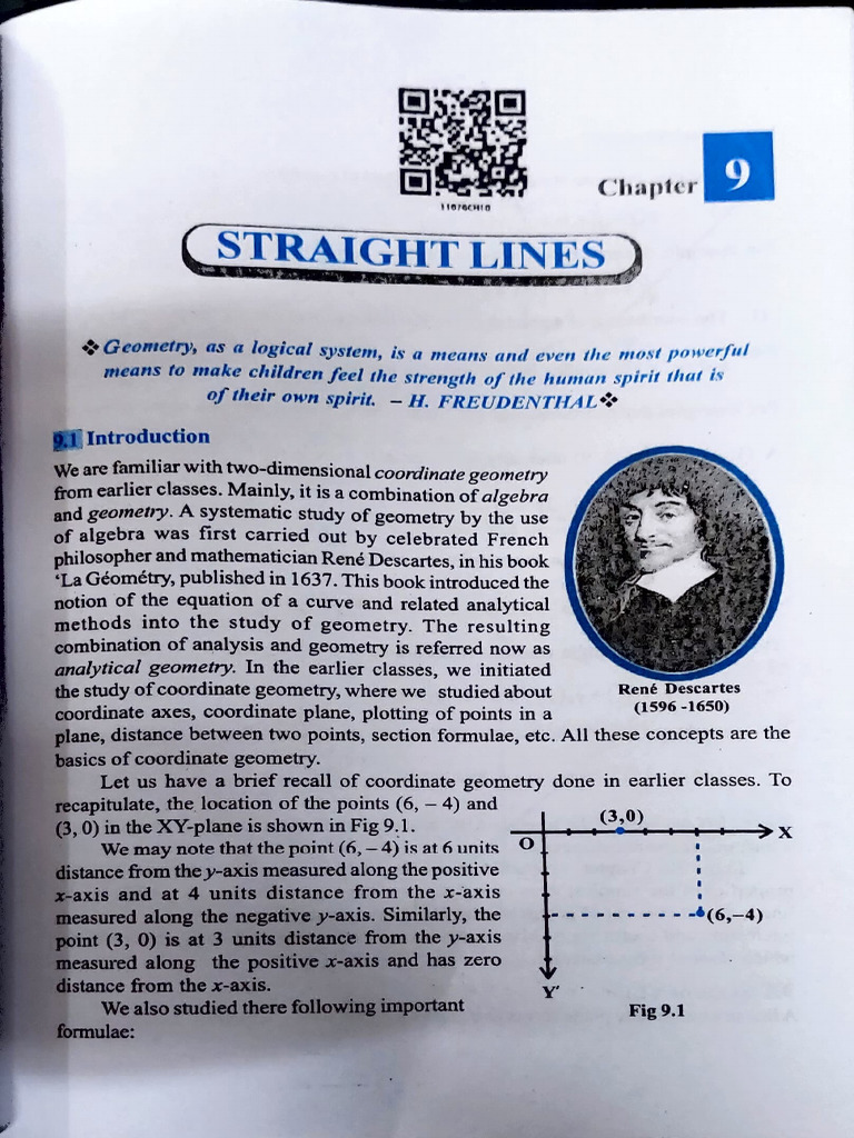 Ncert Straight Lines | PDF