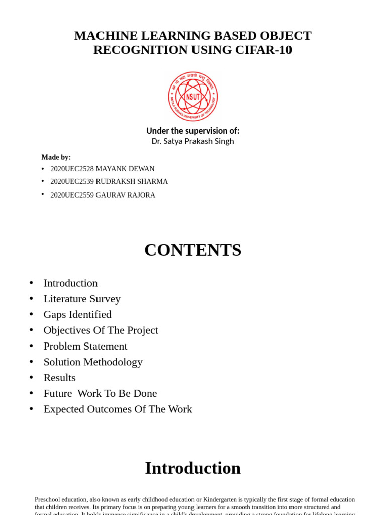 BTP PRESENTATION - Final | PDF