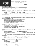 Pabula Worksheet | PDF | Language Arts & Discipline