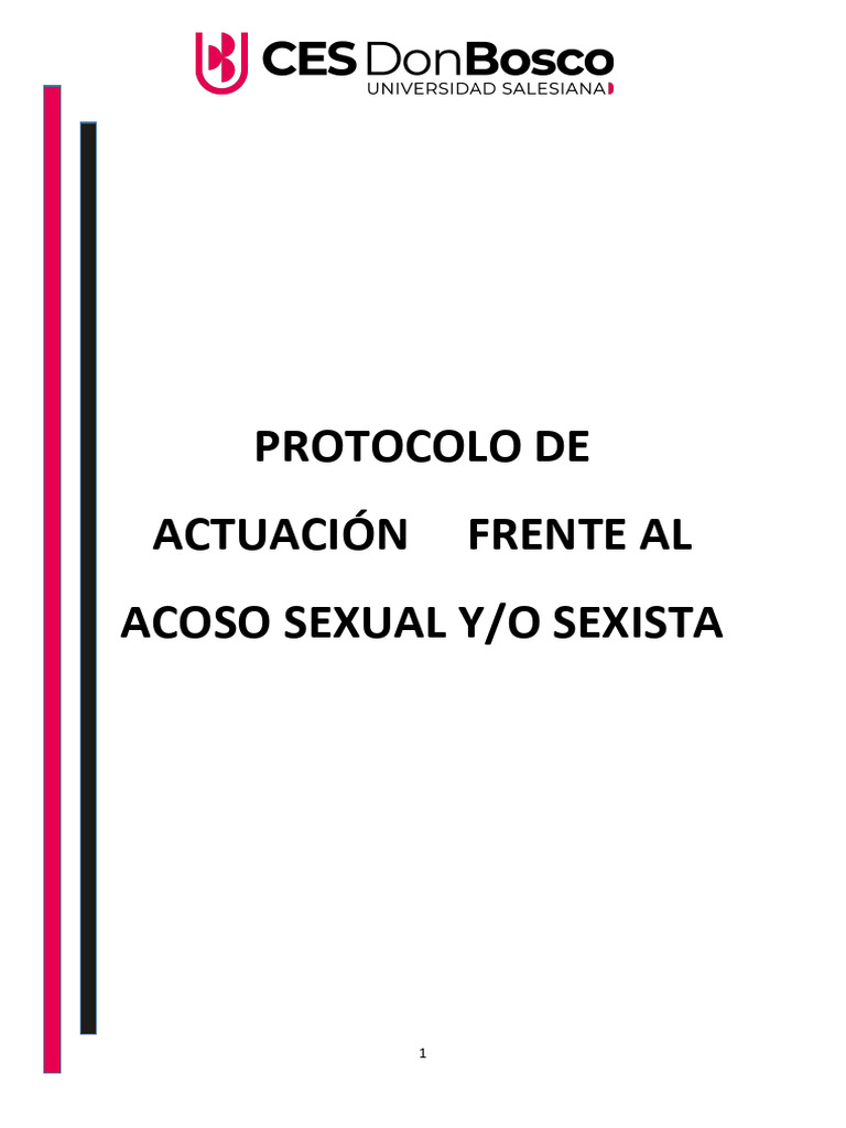 Protocolo Acoso Sexual Sexista | PDF