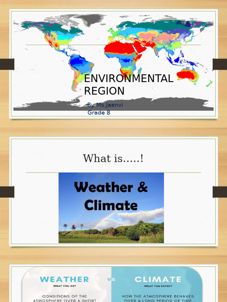 Unit 1 - Environmental Regions | PDF