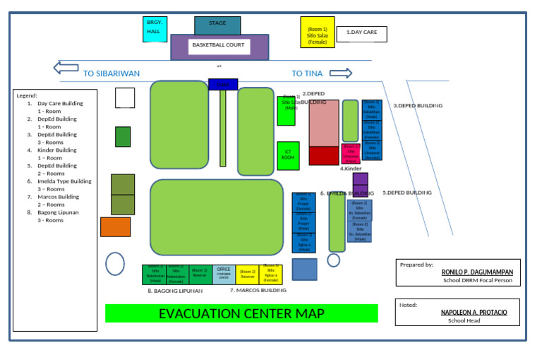 Evacuation Center Map | PDF