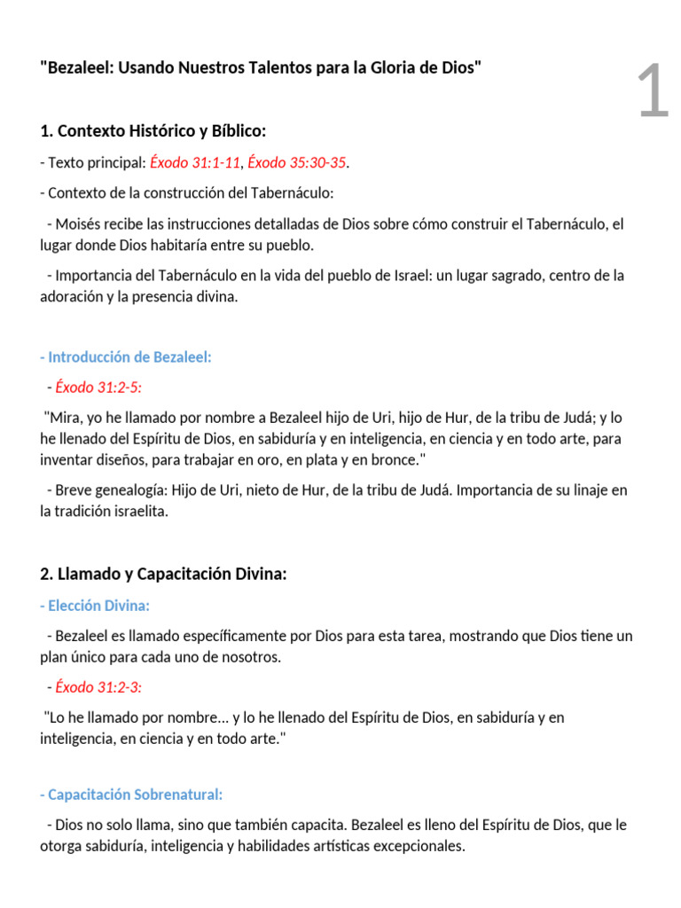 Bezaleel | PDF